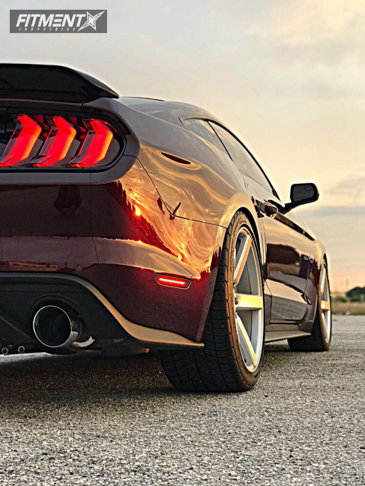 2018 Ford Mustang with 20x8.5 Downforce DF5 and BFGoodrich 255x35 on ...