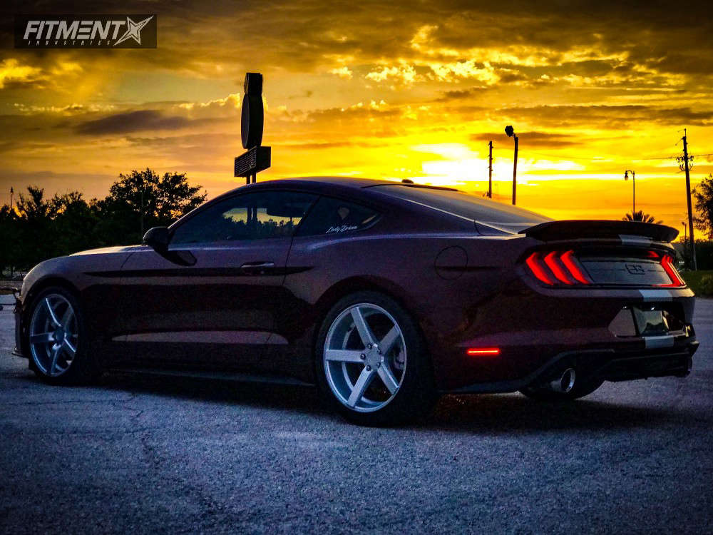 2018 Ford Mustang with 20x8.5 Downforce DF5 and BFGoodrich 255x35 on ...