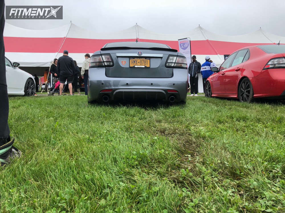 2008 Saab 9-3X with 18x8.5 BBS Ch-r and BFGoodrich 235x40 on Air ...