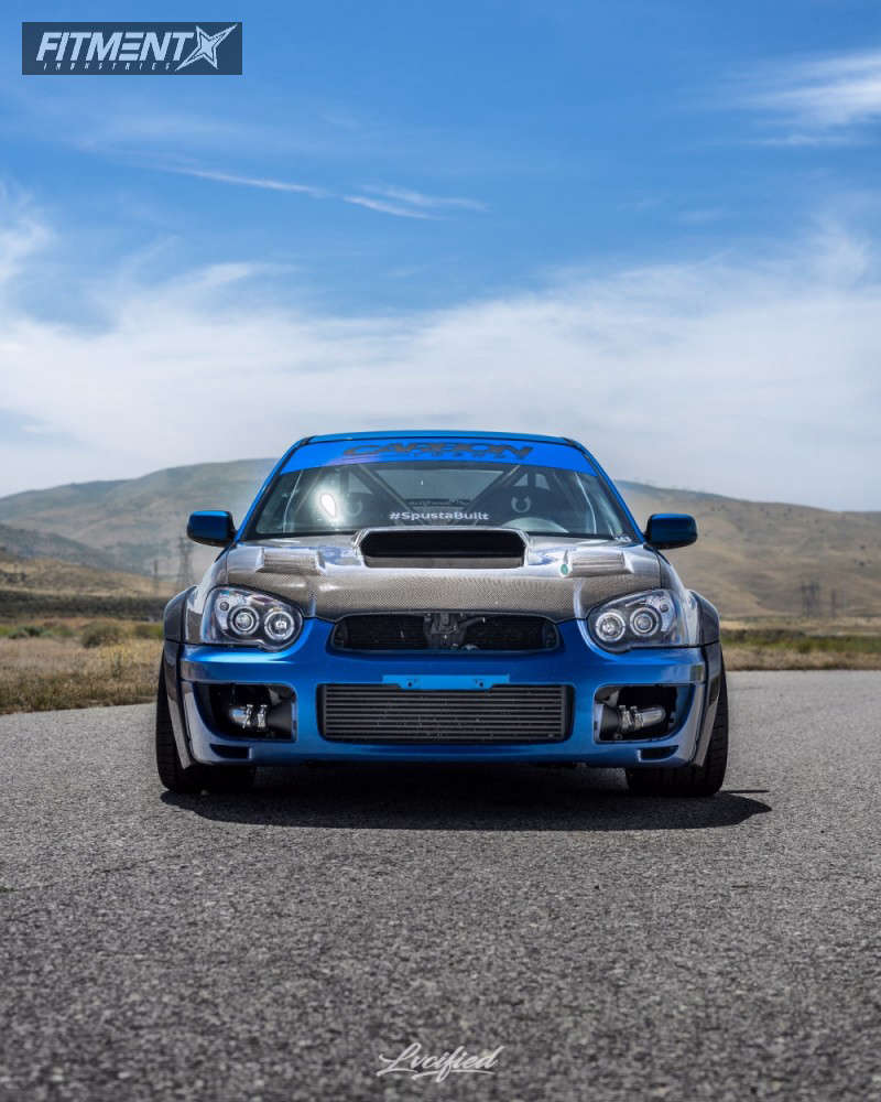 2004 Subaru WRX with 18x11 Rota Mxr and Sumitomo 295x30 on Coilovers ...