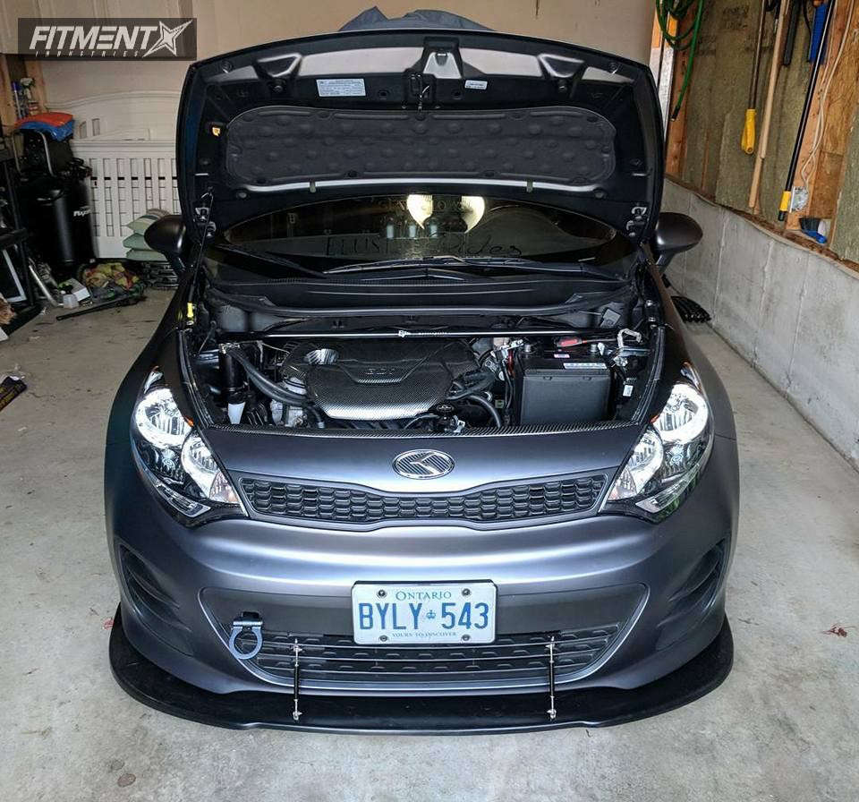 2016 Kia Rio with 16x8 Fast Wheels Exploit and Antares 195x45 on ...