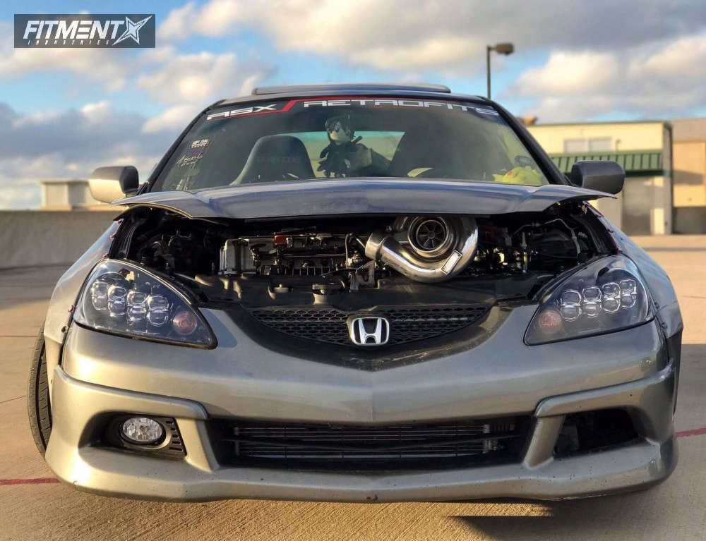 2005 Acura RSX with 17x10 Work Meister S12p and Federal 245x40 on ...
