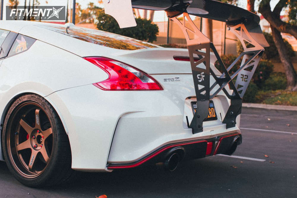 2016 Nissan 370Z with 19x9.5 Volk Te37 and Michelin 265x35 on Coilovers ...