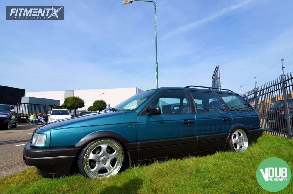 1993 Volkswagen Passat with 17x8 Azev A and Nankang 185x35 on Coilovers ...