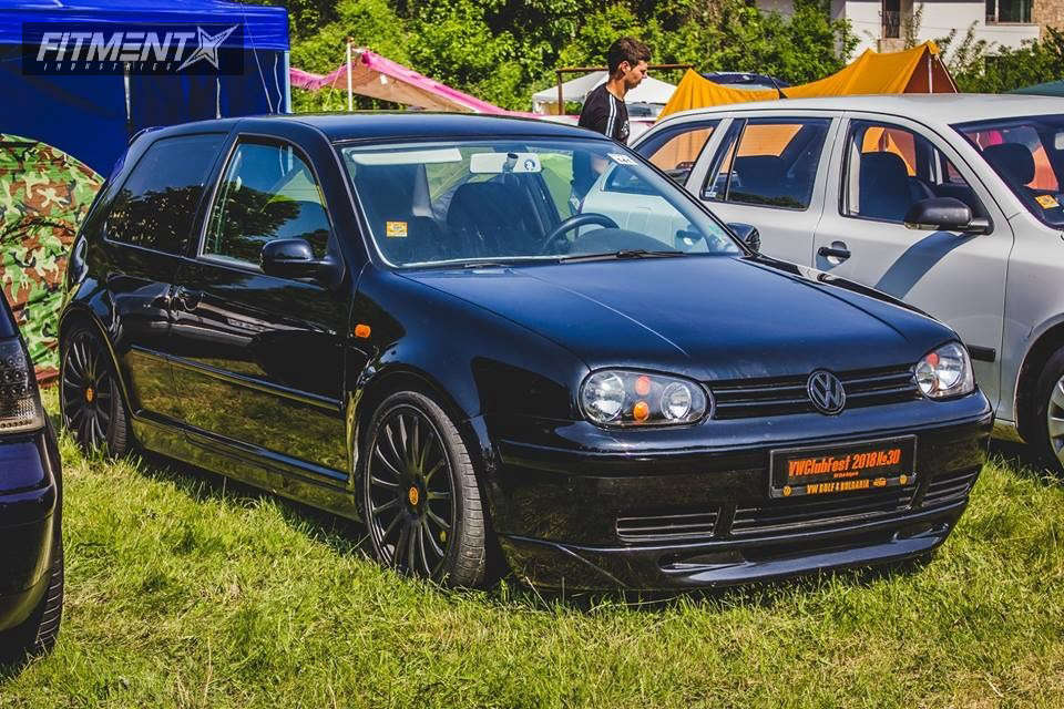 2002 Volkswagen Golf with 18x7.5 AEZ Xylo and Hankook 225x45 on ...