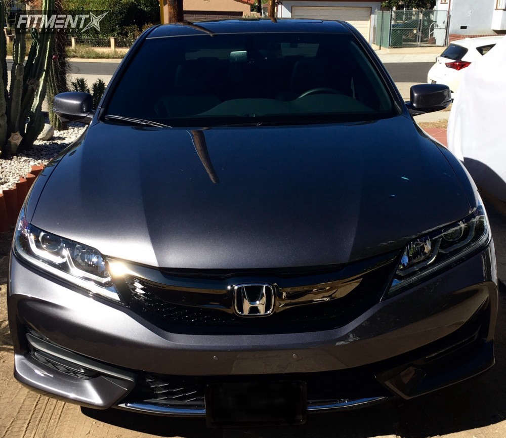 2017 Honda Accord with 19x9.5 Work Emotion Cr Kiwami and Toyo Tires 245x40 on Lowering Springs ...