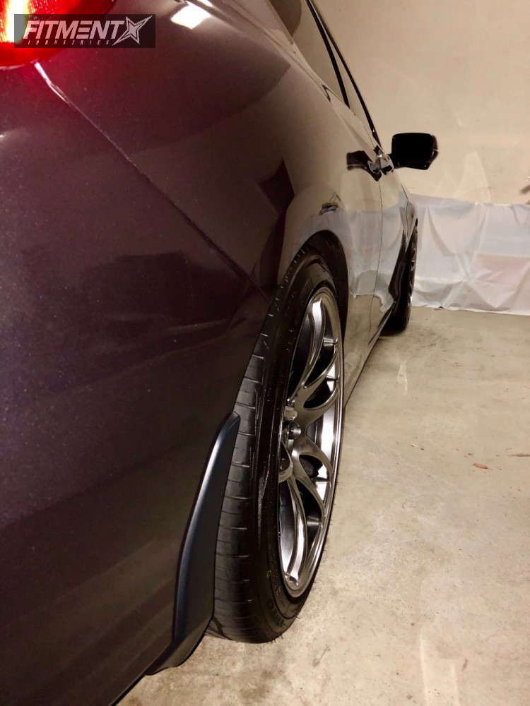 2017 Honda Accord with 19x9.5 Work Emotion Cr Kiwami and Toyo Tires 245x40 on Lowering Springs ...