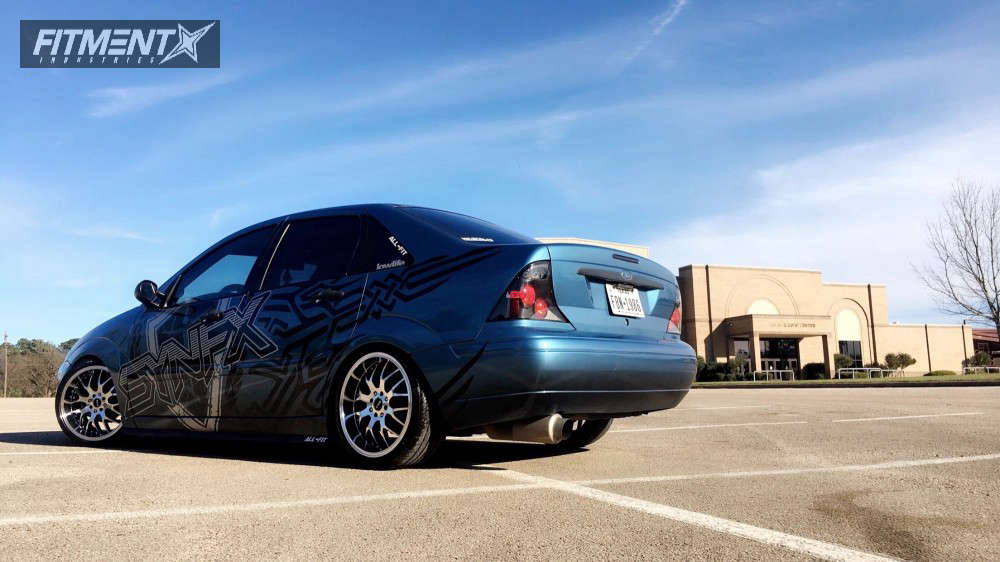 2000 Ford Focus with 17x7.5 NS Ns9003 and Sunny 205x40 on Coilovers ...