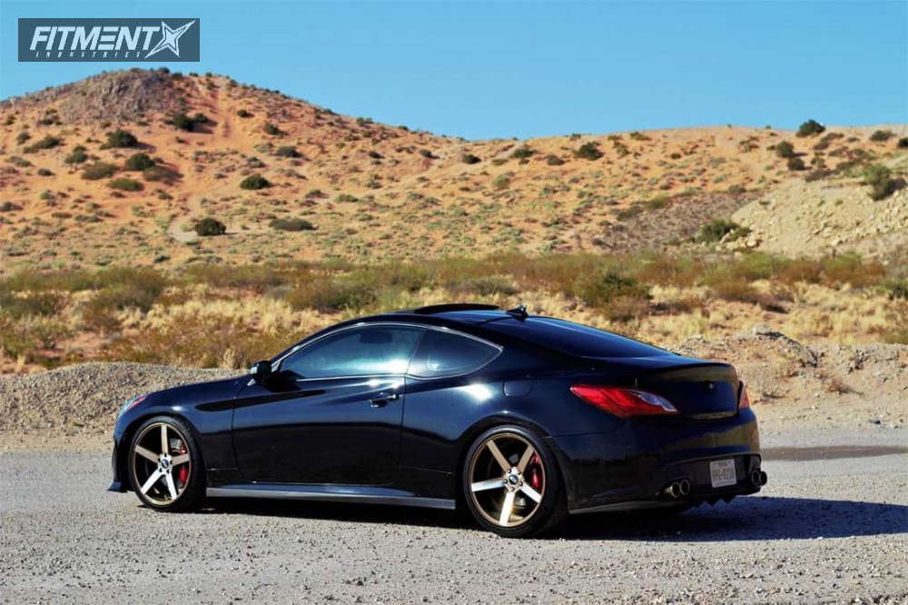 2013 Hyundai Genesis Coupe with 20x9 STR 607 and Accelera 245x40 on ...