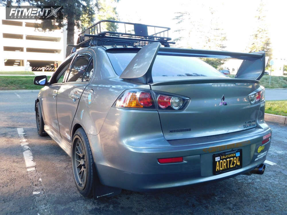 2013 Mitsubishi Lancer with 18x9.5 Ambit Re82 and Nankang 245x40 on ...