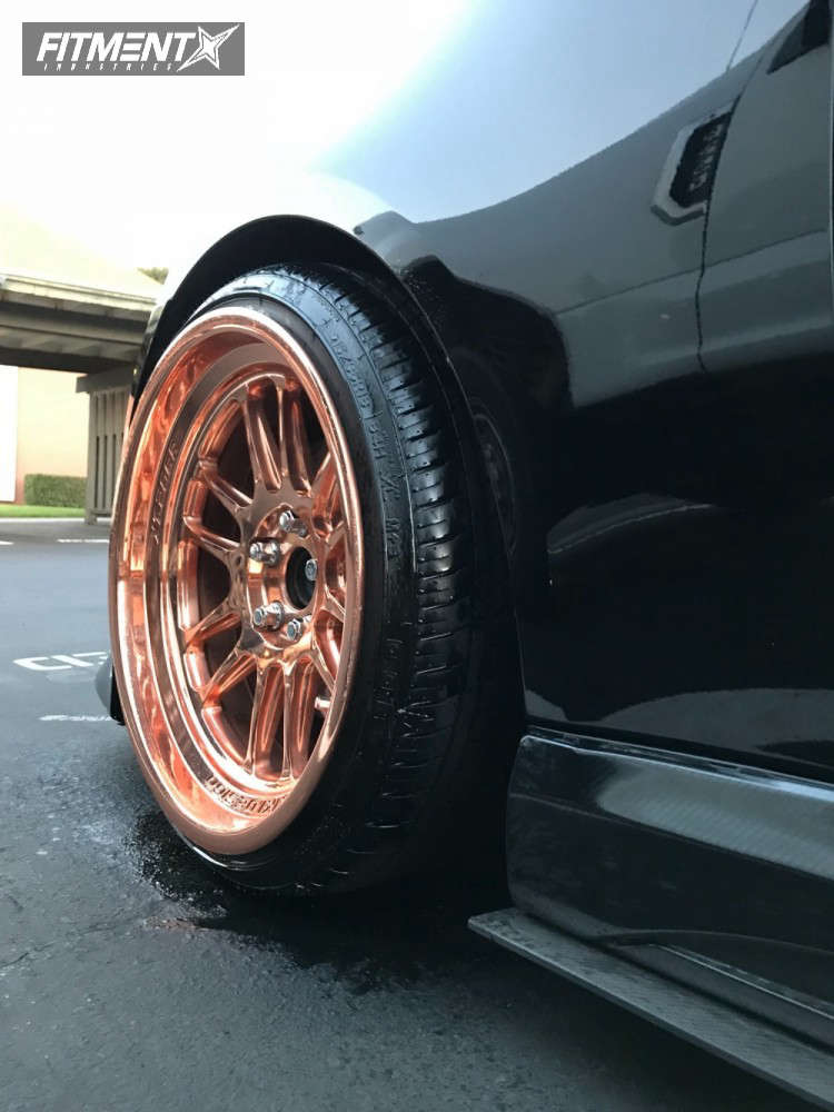 2011 Lexus IS250 with 18x9.5 Cosmis Racing XT-206R and Continental ...