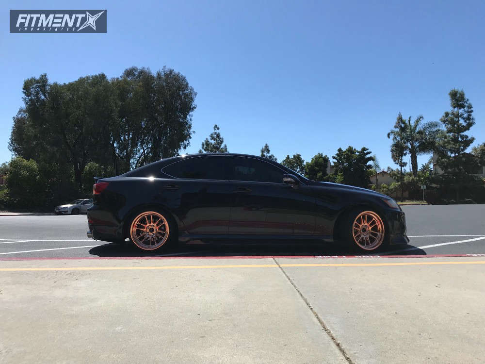 2011 Lexus IS250 with 18x9.5 Cosmis Racing XT-206R and Continental ...