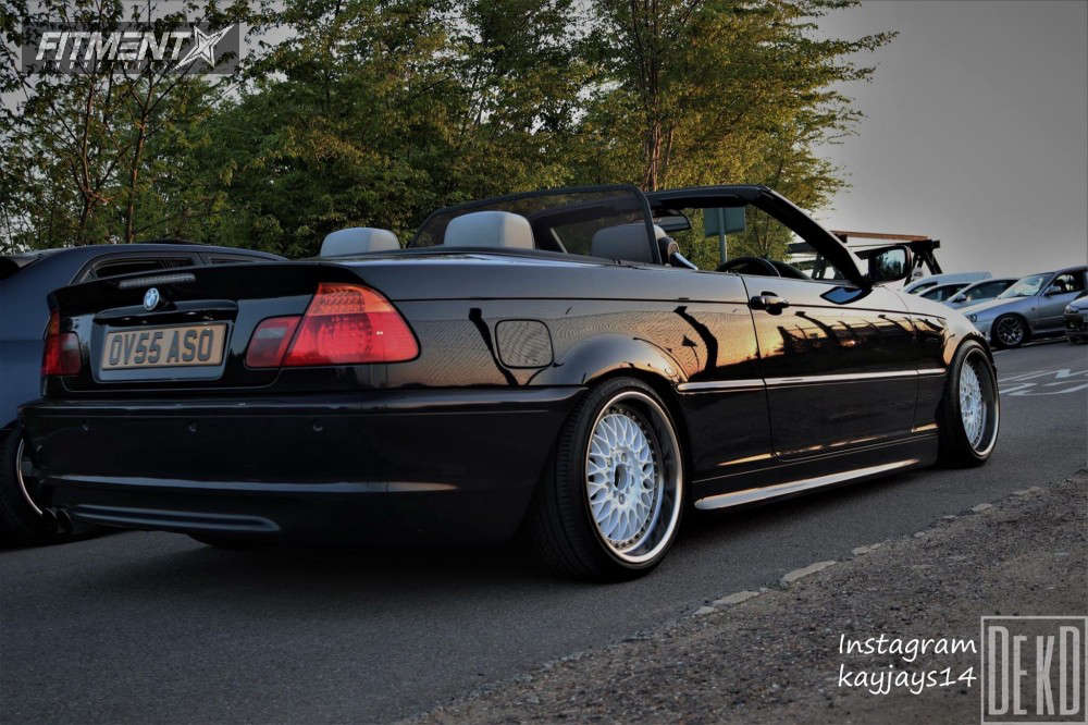 2005 BMW 3 Series with 17x8 BBS Rc090 and Nankang 195x45 on Coilovers ...