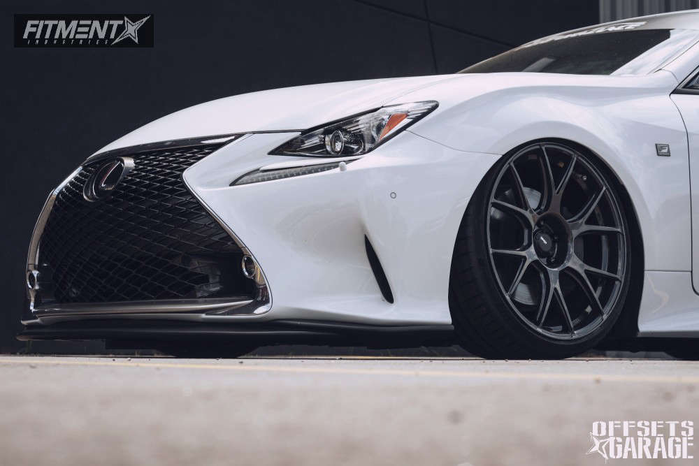 2015 Lexus RC350 F Sport with 20x9.5 Konig Ampliform and Michelin ...