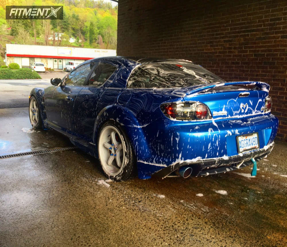 2005 Mazda RX-8 with 18x8 TSW Thruxon and Toyo Tires 225x40 on ...