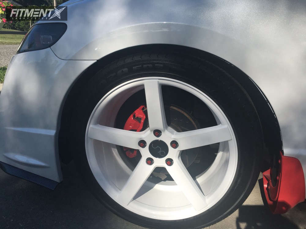 2008 Honda Civic with 18x8 JNC Jnc026 and Federal 215x45 on Stock ...