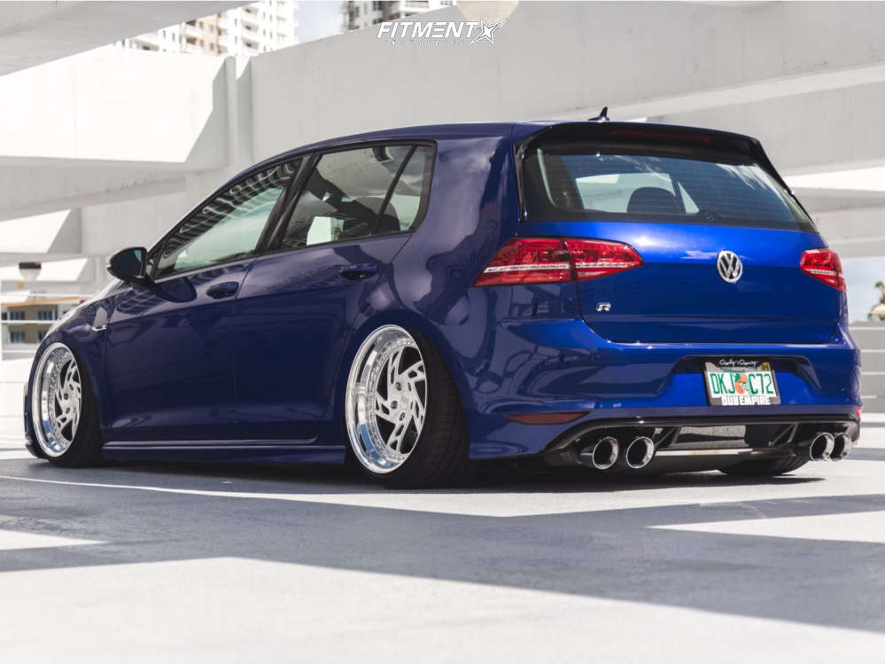 2016 Volkswagen Golf R Base with 18x10 WatercooledIND CR1 and Achilles ...