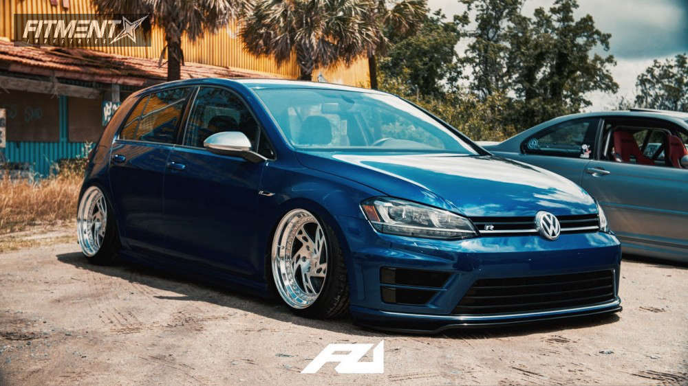 2016 Volkswagen Golf R Base with 18x10 WatercooledIND CR1 and Achilles ...