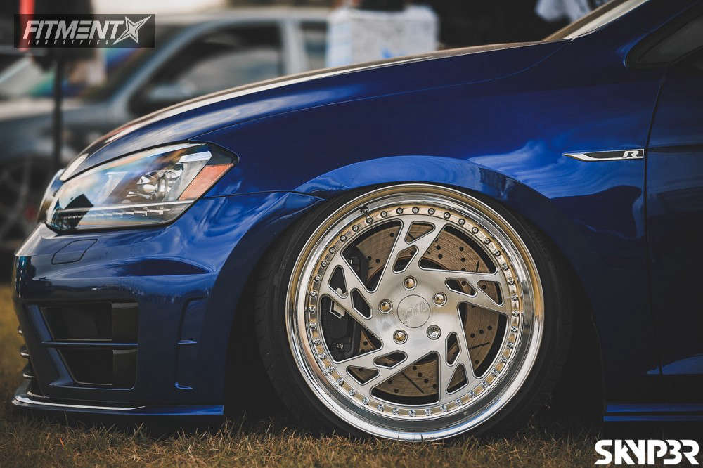 2016 Volkswagen Golf R Base with 18x10 WatercooledIND CR1 and Achilles ...