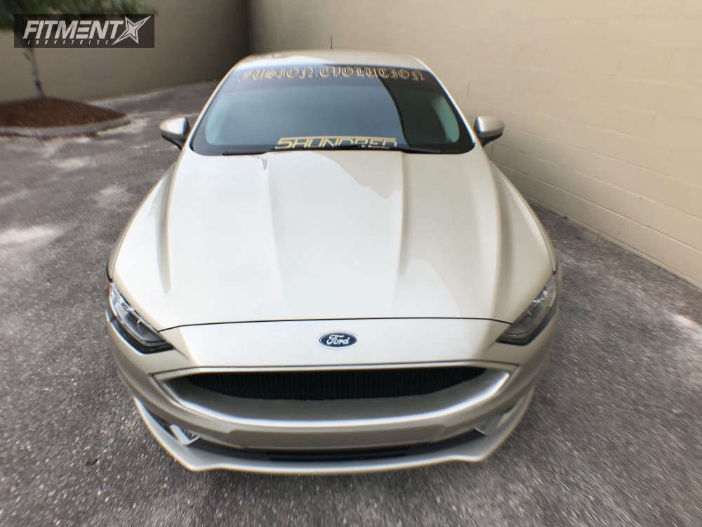 2017 Ford Fusion with 18x8 Advanti Racing Hydra and Nitto 235x40 on ...