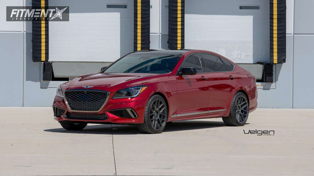 2018 Hyundai Genesis G80 3.3T Sport with 20x9 Velgen Vmb7 and Nitto 255x35 on Stock Suspension ...