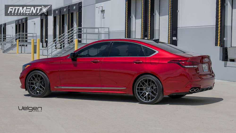 2018 Hyundai Genesis G80 3.3T Sport with 20x9 Velgen Vmb7 and Nitto ...