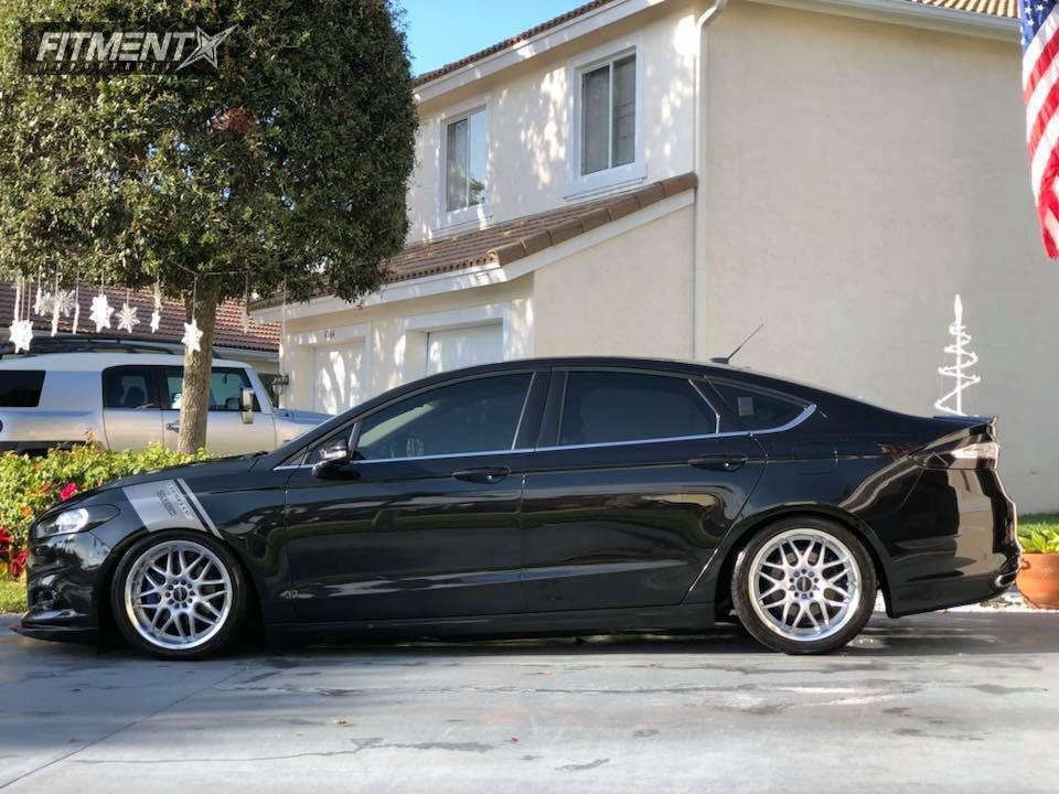2015 Ford Fusion SE with 18x8.5 Katana Kr32 and Bridgestone 245x40 on ...
