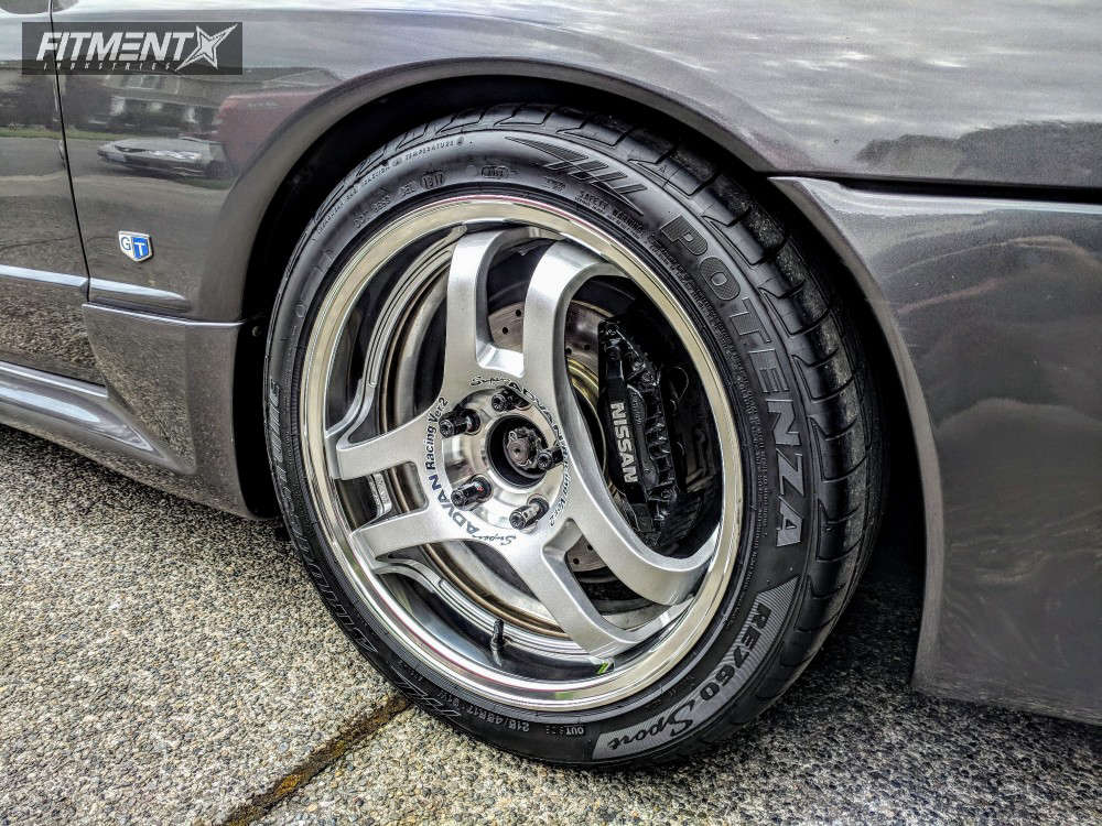 1991 Nissan Skyline R32 with 17x8 Advan Super Advan V.2 and Bridgestone ...