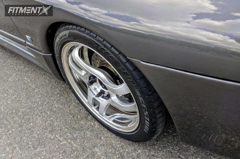 1991 Nissan Skyline R32 with 17x8 Advan Super Advan V.2 and Bridgestone ...