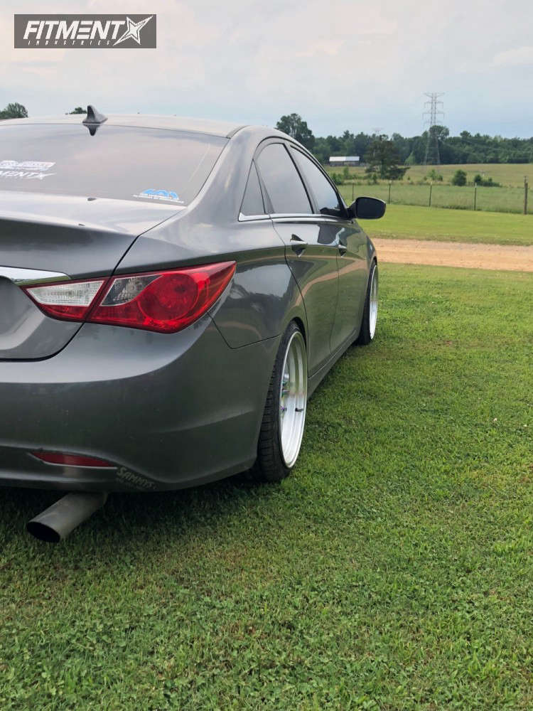 2011 Hyundai Sonata 2.0T with 19x9.5 ESR Sr02 and Nankang 235x35 on Coilovers | 410767 | Fitment ...