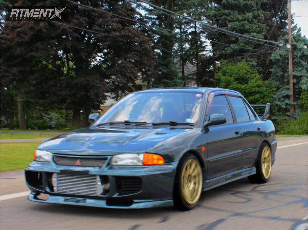 1992 Mitsubishi Lancer Base with 17x8.25 XXR 527 and Federal 215x40 on ...