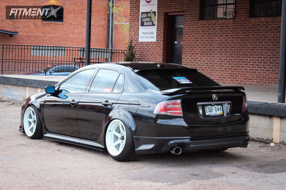 2006 Acura TL with 18x9.5 Cosmis Racing XT-006R and Nankang 215x35 on ...