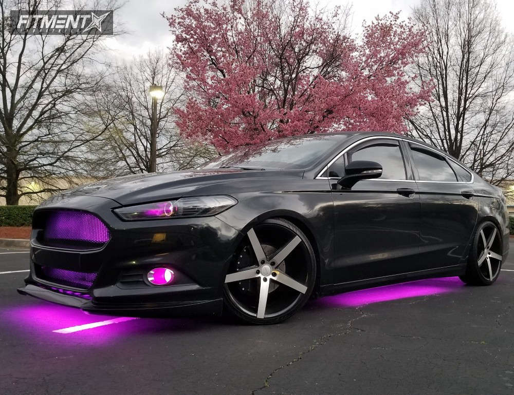 2013 Ford Fusion with 20x8.5 Rosso Affinity and Nankang 245x30 on ...