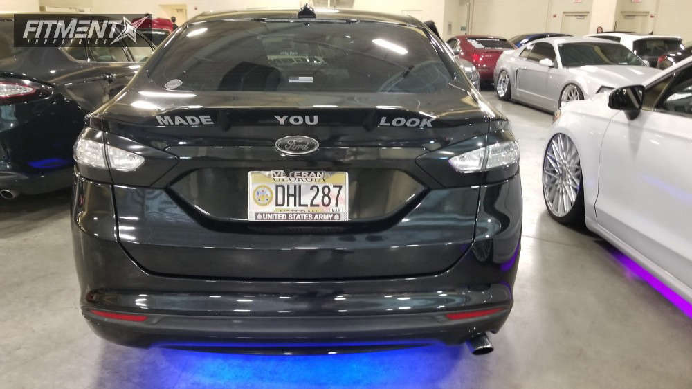 2013 Ford Fusion with 20x8.5 Rosso Affinity and Nankang 245x30 on ...