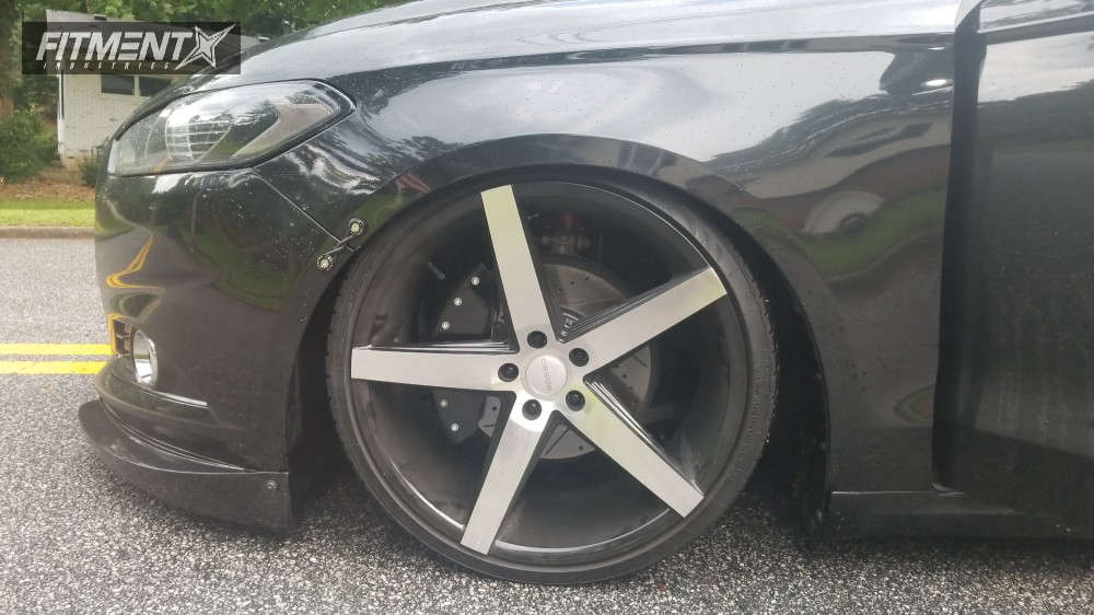 2013 Ford Fusion with 20x8.5 Rosso Affinity and Nankang 245x30 on ...