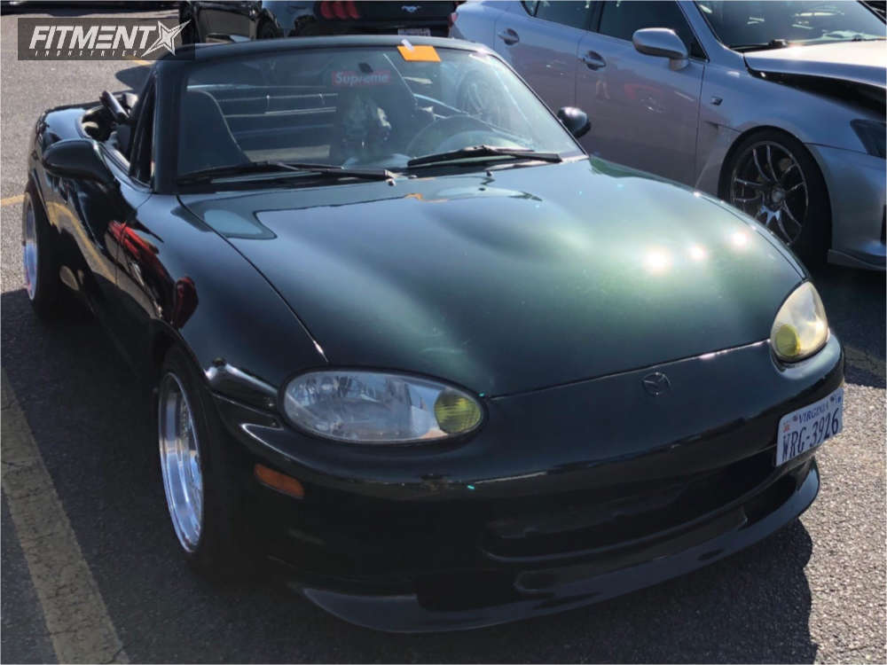 1999 Mazda MX-5 Miata with 15x8 Varrstoen Ds10 and Nitto 195x45 on ...