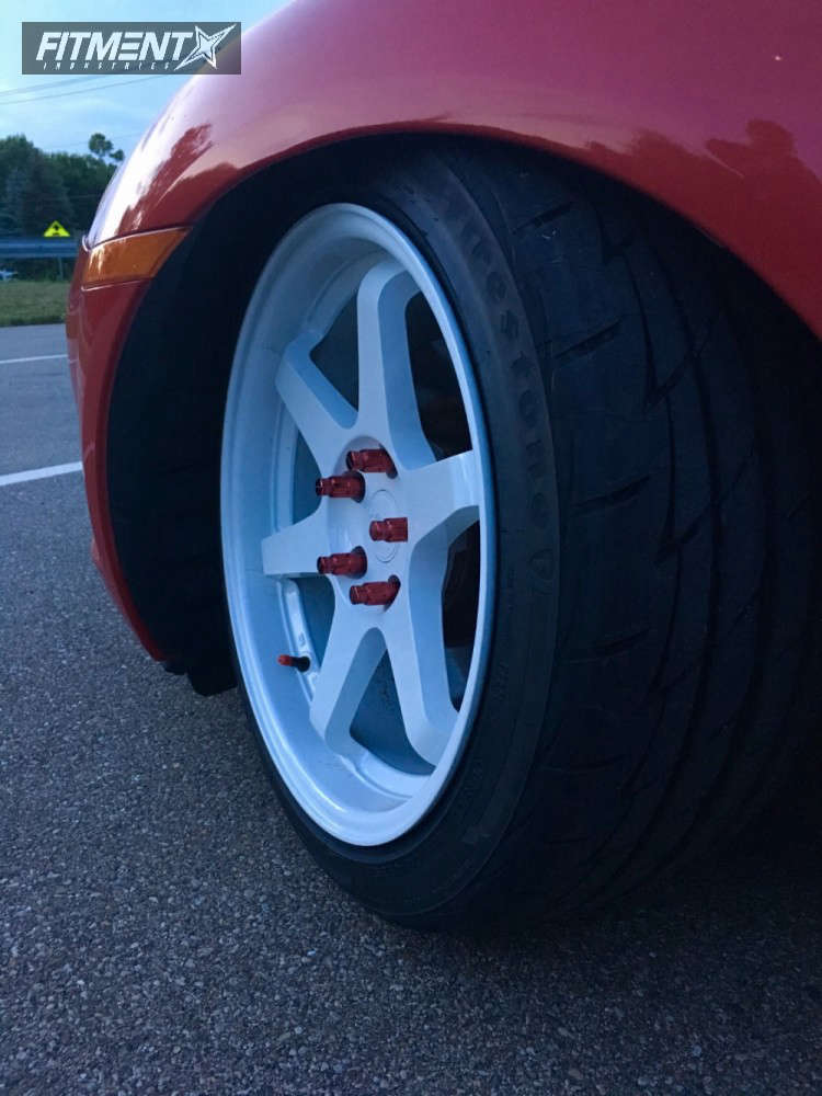 2004 Mazda RX-8 Base with 18x9.5 ESR Sr07 and Firestone 245x40 on ...