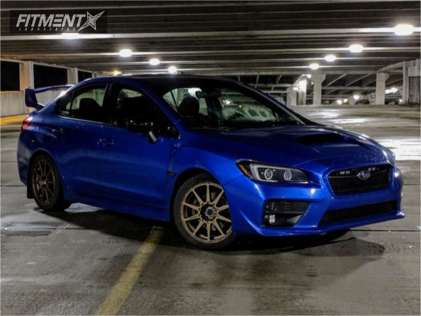 2017 Subaru WRX with 18x8 Method Mr501 and Cooper 245x40 on Stock ...