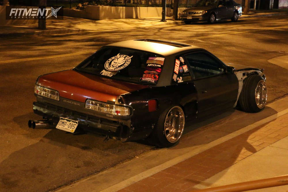 1993 Nissan 240SX with 17x11.5 Work VS SD and Westlake 245x45 on ...