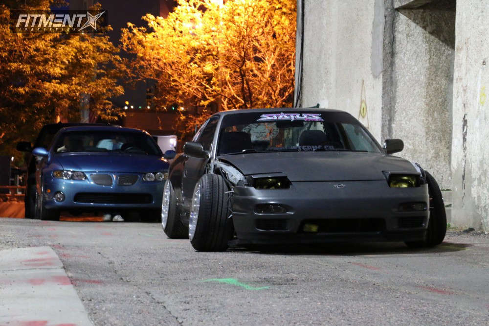 1993 Nissan 240SX with 17x11.5 Work VS SD and Westlake 245x45 on ...