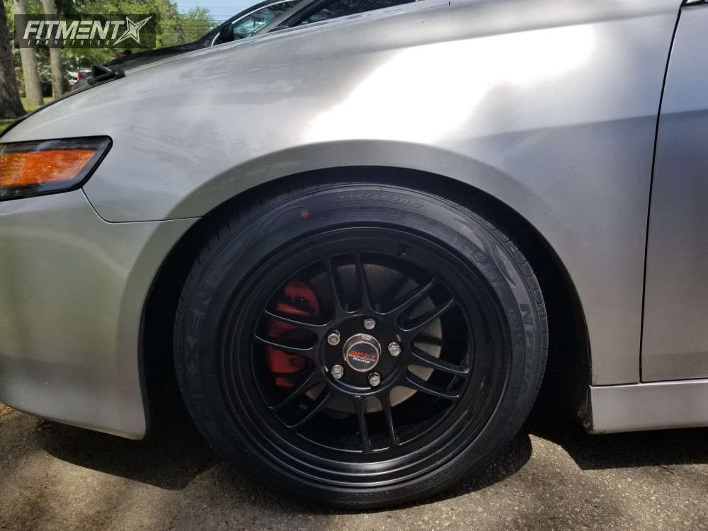 2006 Acura TSX with 17x9 Enkei RPF1 and Nexen 235x40 on Coilovers ...