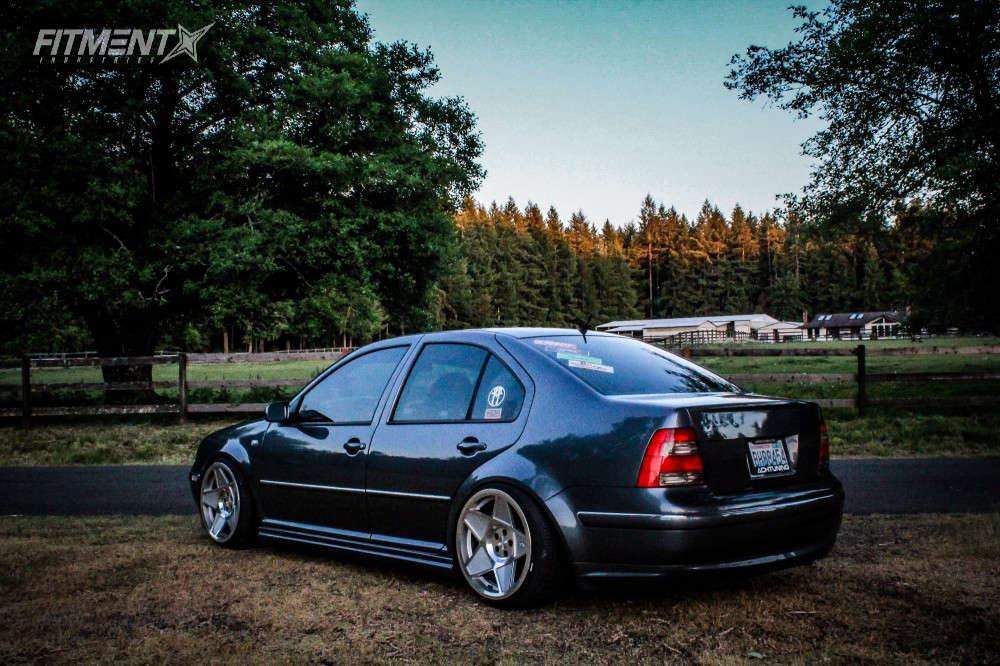 2004 Volkswagen Jetta with 18x9.5 3SDM 0.05 and Nankang 205x40 on ...