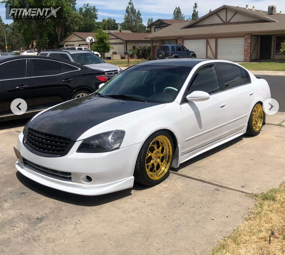 2006 Nissan Altima with 18x8.5 Aodhan Ds01 and Yokohama 225x45 on ...