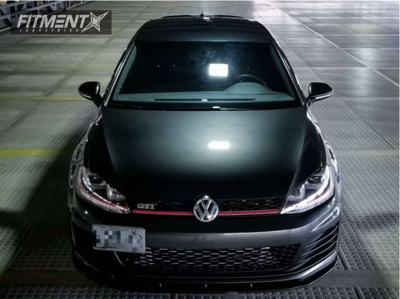 2015 Volkswagen GTI with 17x8 Enkei Pf01 and Hankook 235x45 on ...
