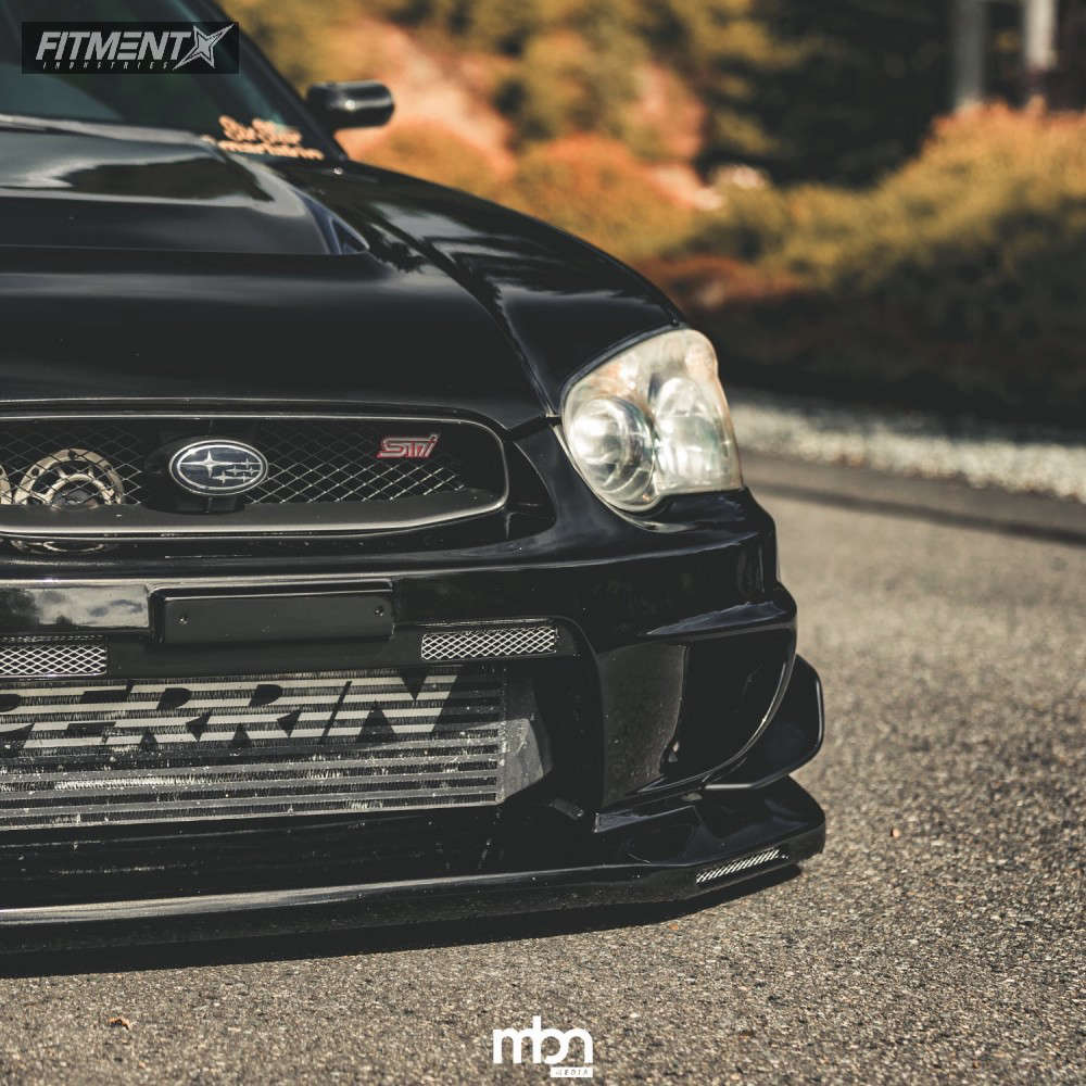 2004 Subaru WRX with 18x11.5 Work Meister S1 3p and Federal 255x35 on ...