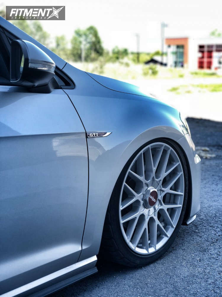 2016 Volkswagen GTI with 18x8.5 Rotiform Rse and BFGoodrich 225x45 on ...