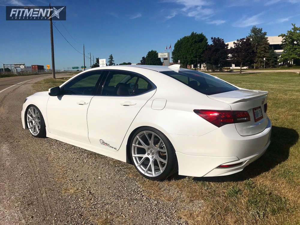 2016 Acura TLX with 20x8.5 Vossen Vfs6 and Falken 245x30 on Coilovers | 414967 | Fitment Industries