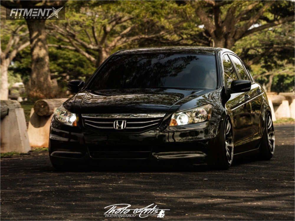 2012 Honda Accord with 18x9.5 Work Emotion Cr Kiwami and Lexani 235x30 on Coilovers | 415534 ...