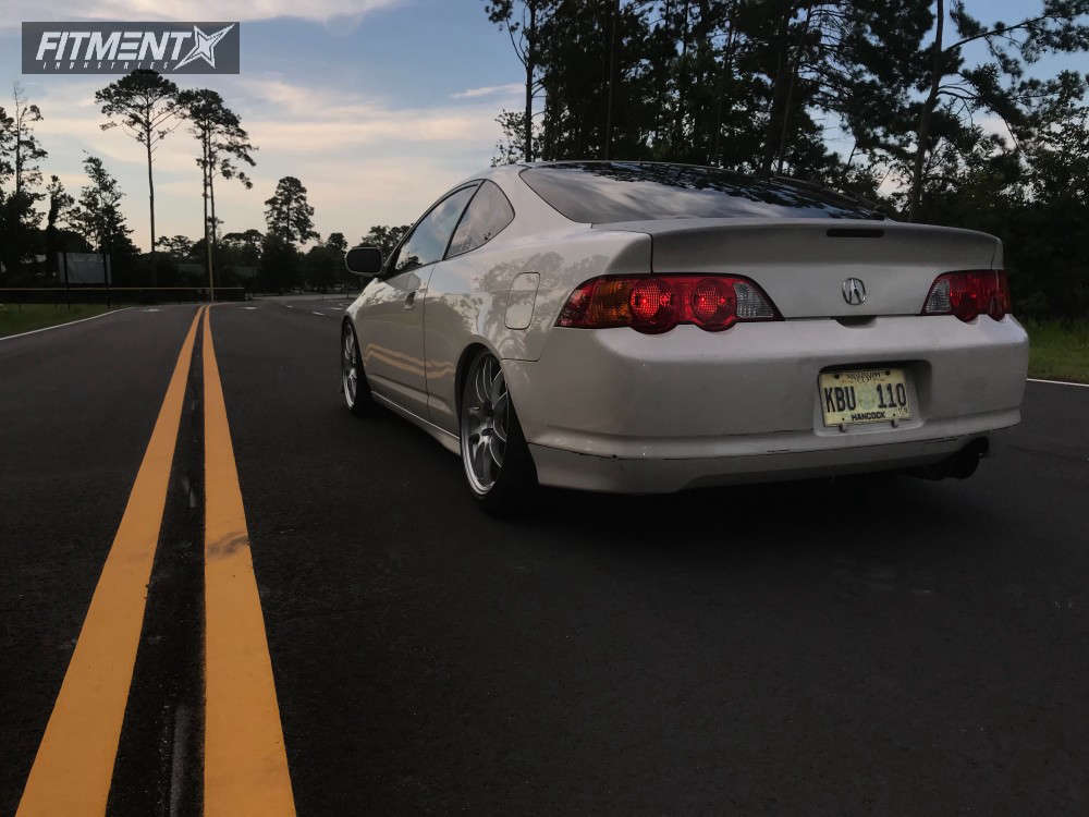 2002 Acura RSX with 18x8 Enkei Pf01 and Michelin 255x40 on Coilovers ...