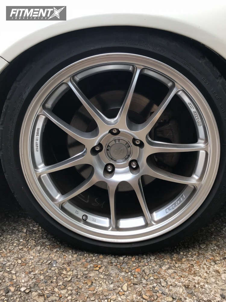 2002 Acura RSX with 18x8 Enkei Pf01 and Michelin 255x40 on Coilovers ...